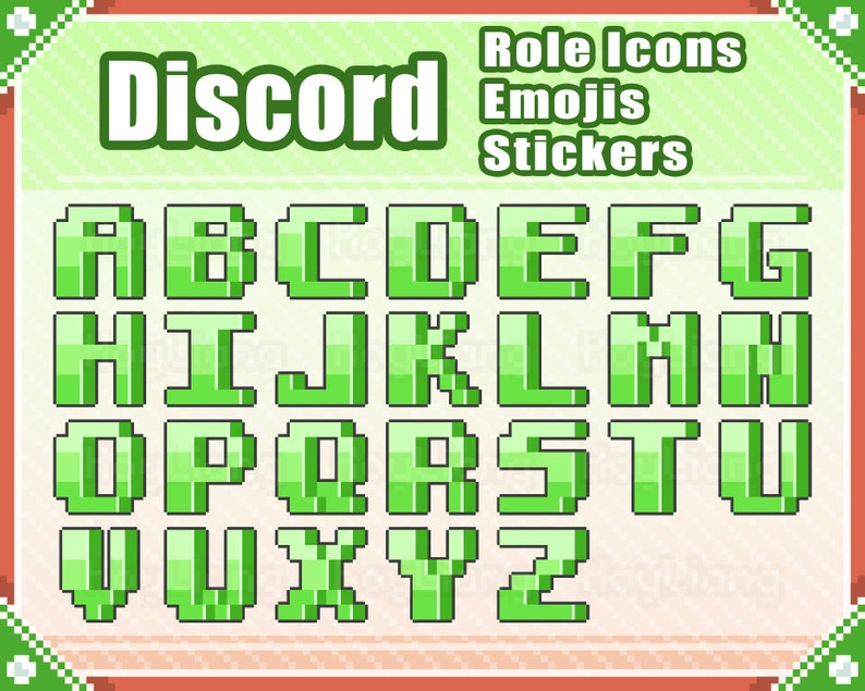 Discord Emotes Pack Digital Download Cute Solid Fonts and - Etsy