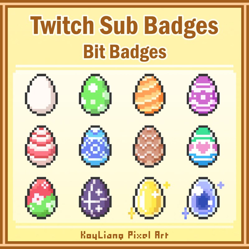 Pixel Easter Eggs - Etsy