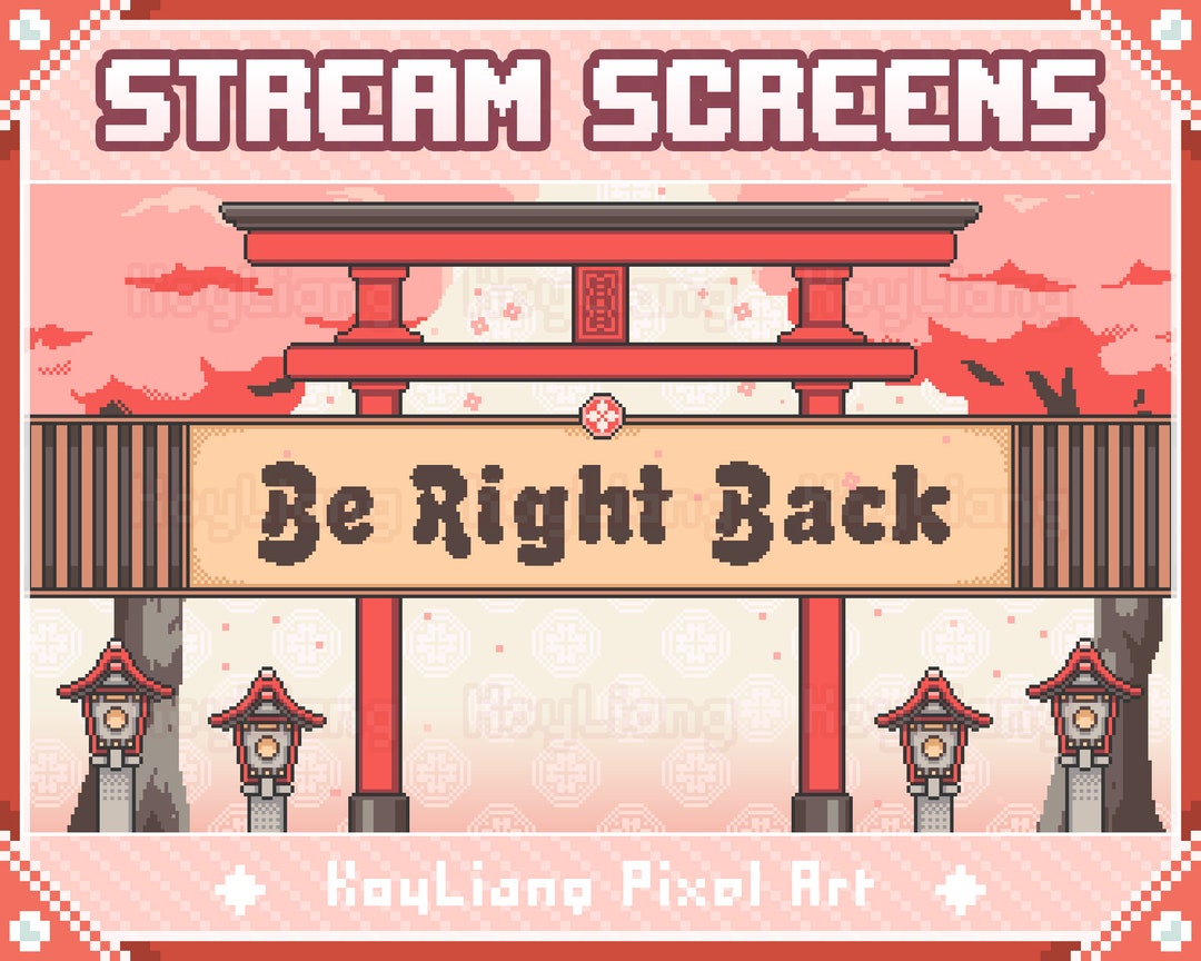 Animated Stream Screens for Streaming Sites! Japanese Style Loading ...