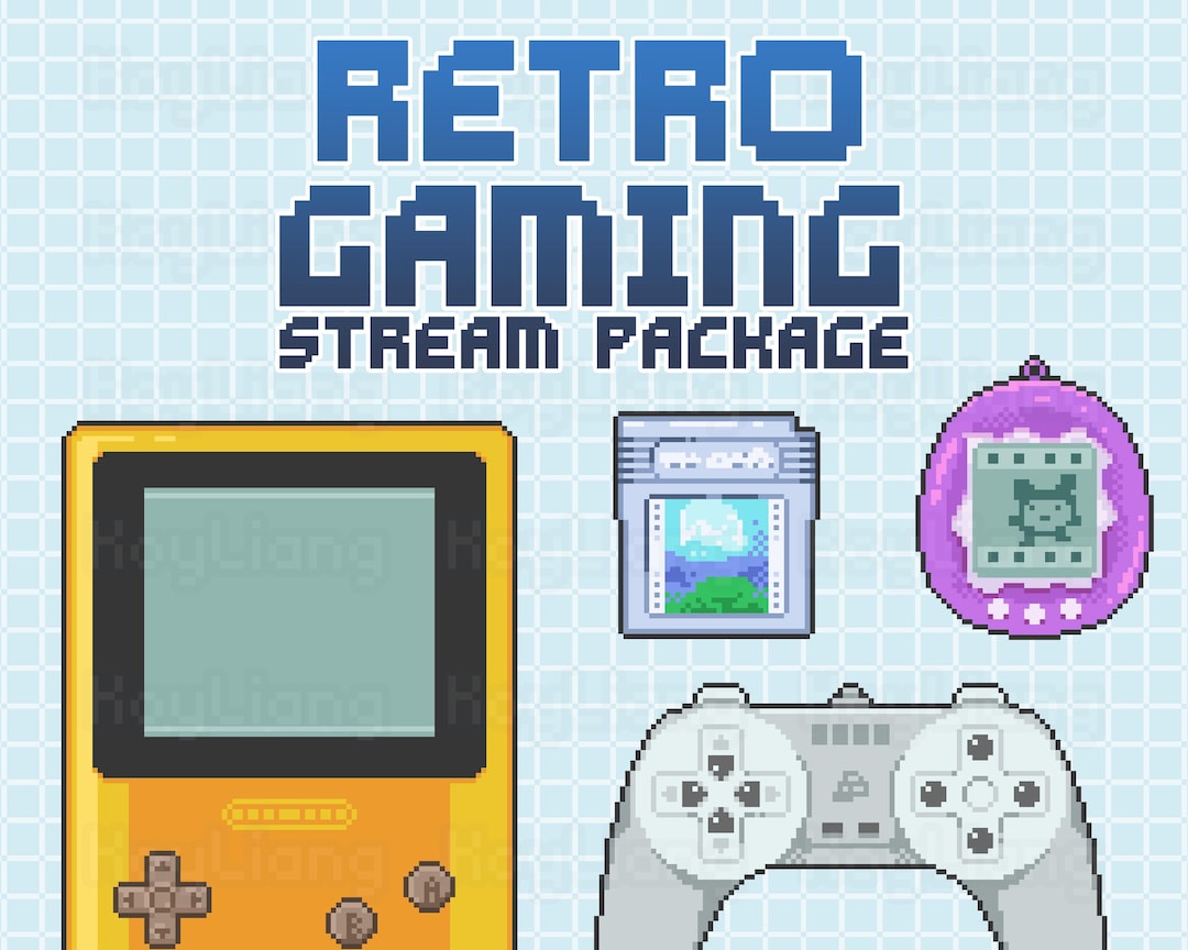 Retro Pixel Gaming Stream Package: Overlays, Alerts, Screens, Panels - Etsy