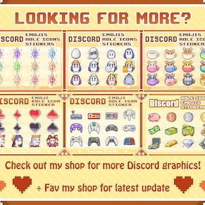 Crystal Emojis and Stickers in Pixel Art Style for Discord Server ...