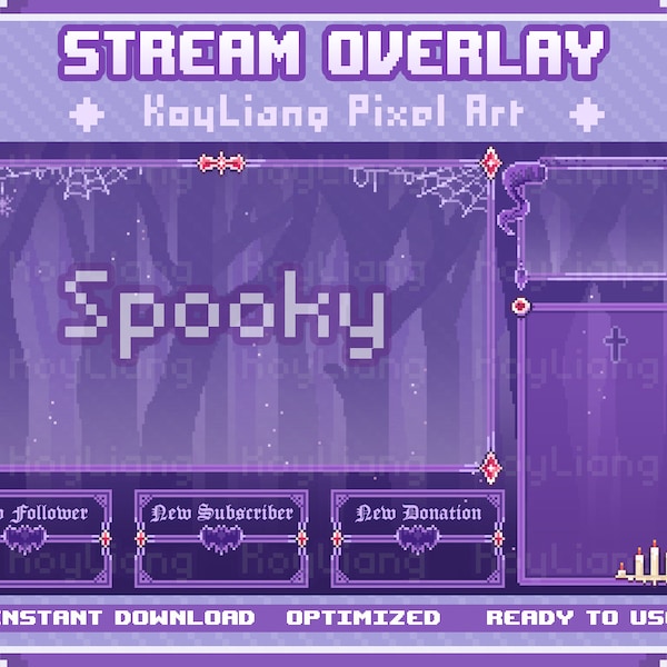 Twitch Scary Theme - Etsy