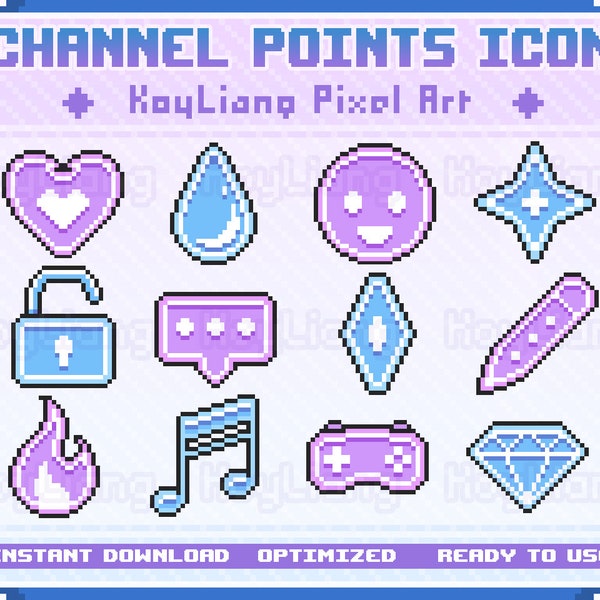 Twitch Channel Points Icon - Etsy