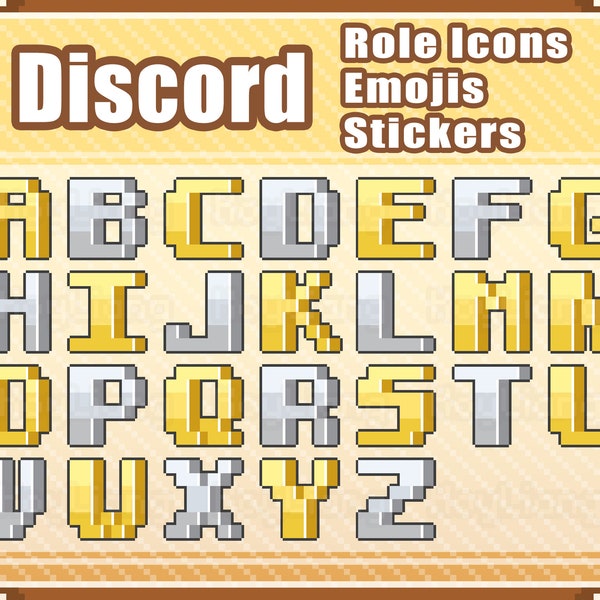 Discord Alphabet Emotes - Etsy