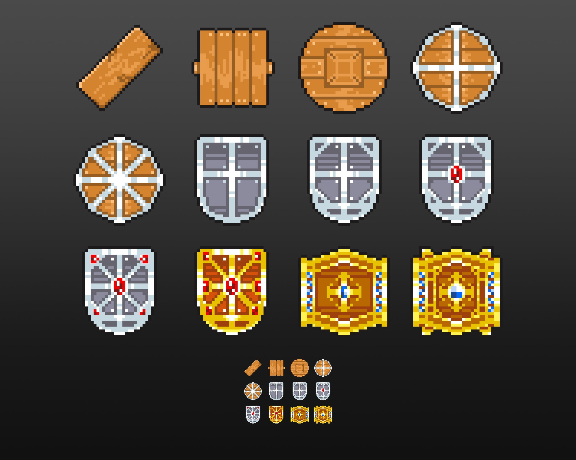 Discord Role Icons and Emojis Bundle Download Pixel Shield - Etsy