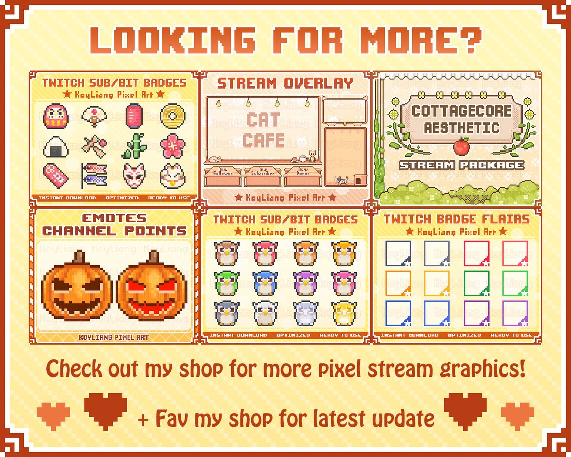 Kawaii Twitch Emotes Pack in 8 Bit Pixel Style to Reward Loyal - Etsy UK