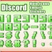 Discord Fonts and Digits Pack in Solid Pixel Style, Numbers and Symbols ...