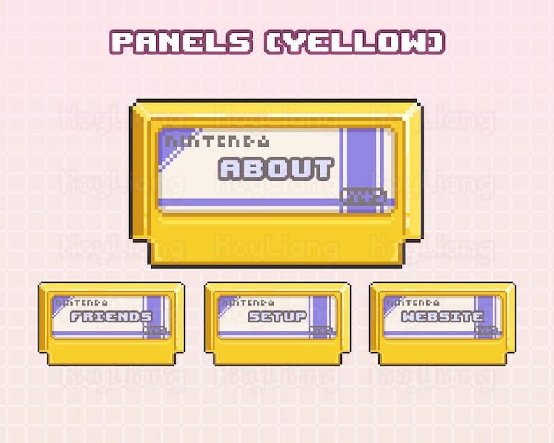 Retro Gaming Stream Package: Twitch Streamer Assets, 8 Bit Pixel Art - Etsy