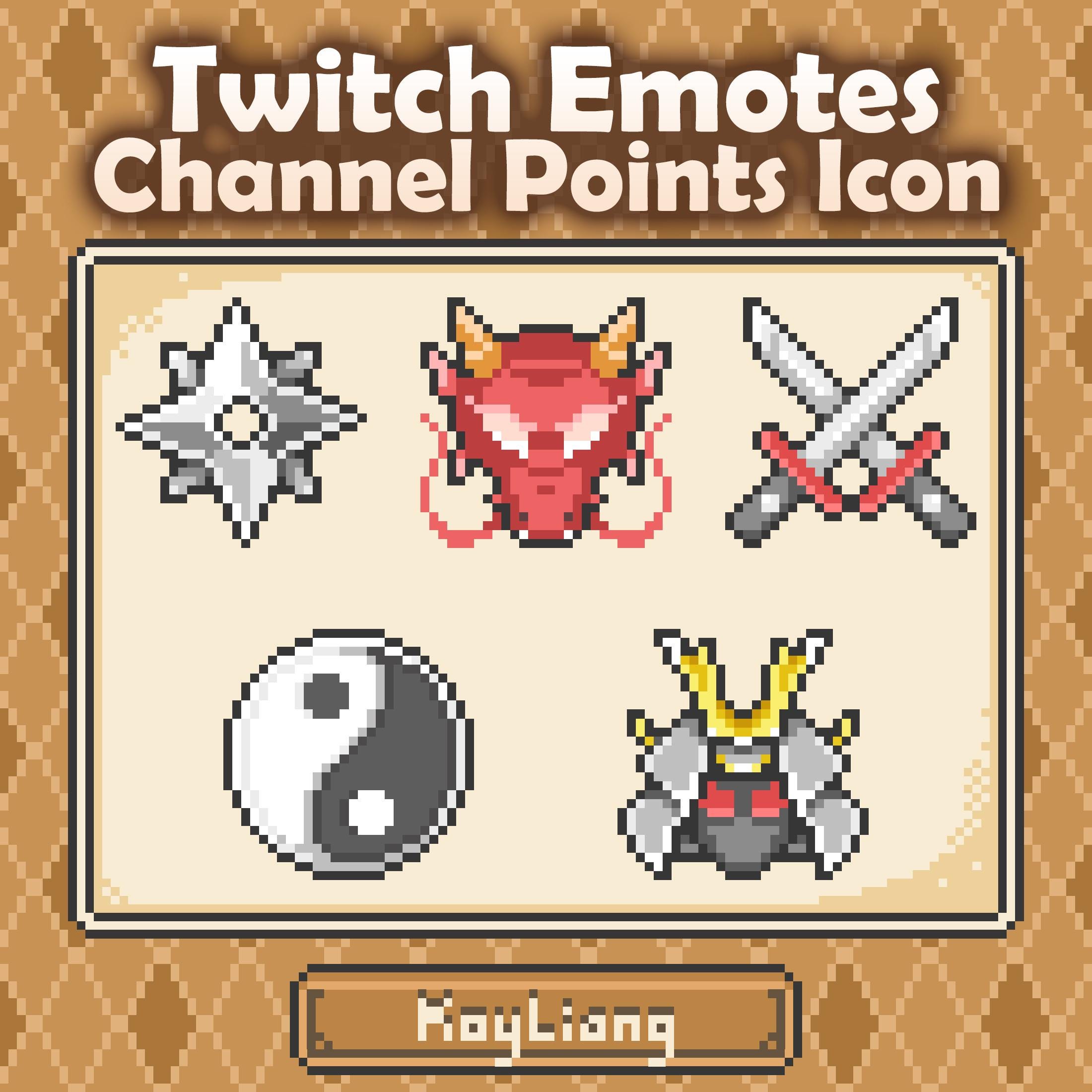 Pixel Art Twitch Emotes: Martial Arts Icon Bundle, Oriental Dragon ...