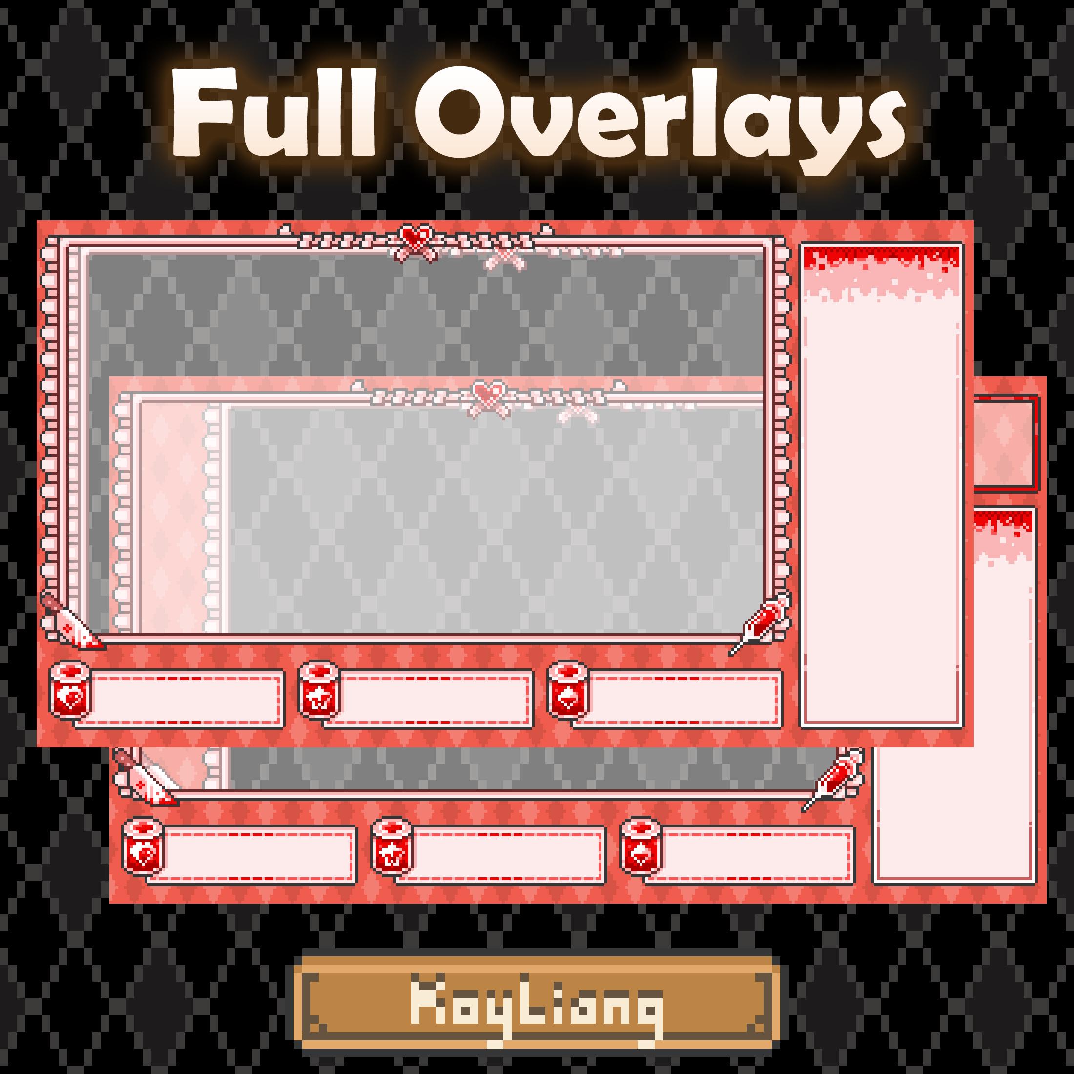 Bloody Nurse Stream Overlays, Gothic and Spooky Twitch Overlay, Horror ...