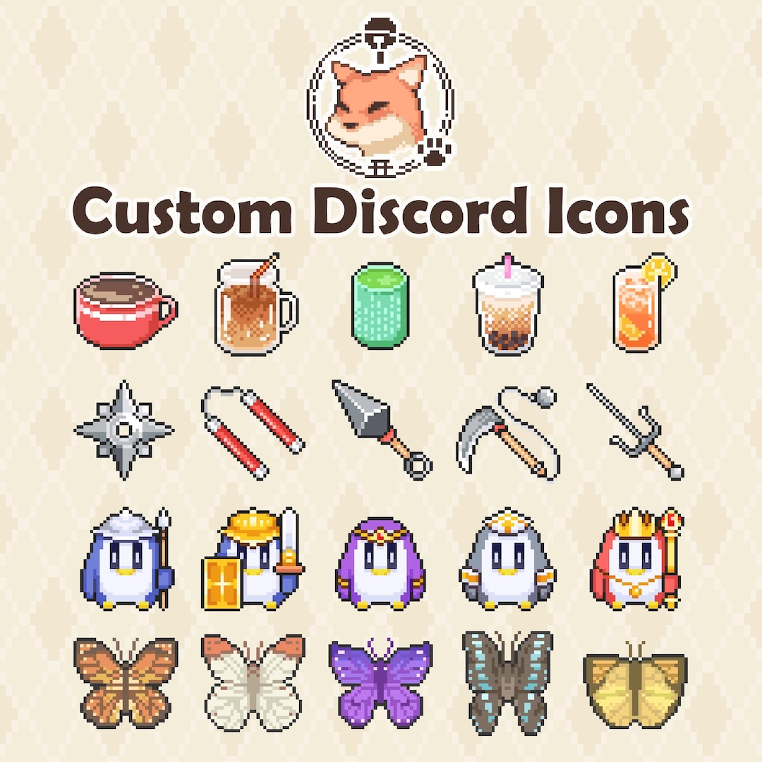 Custom Discord Role Icons, Emojis & Stickers - Etsy