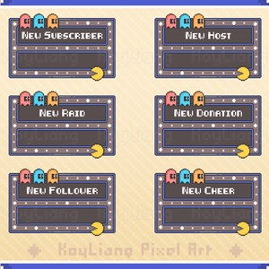 Twitch Alert Pack in Arcade Gaming Theme - New Follower and Subscriber ...