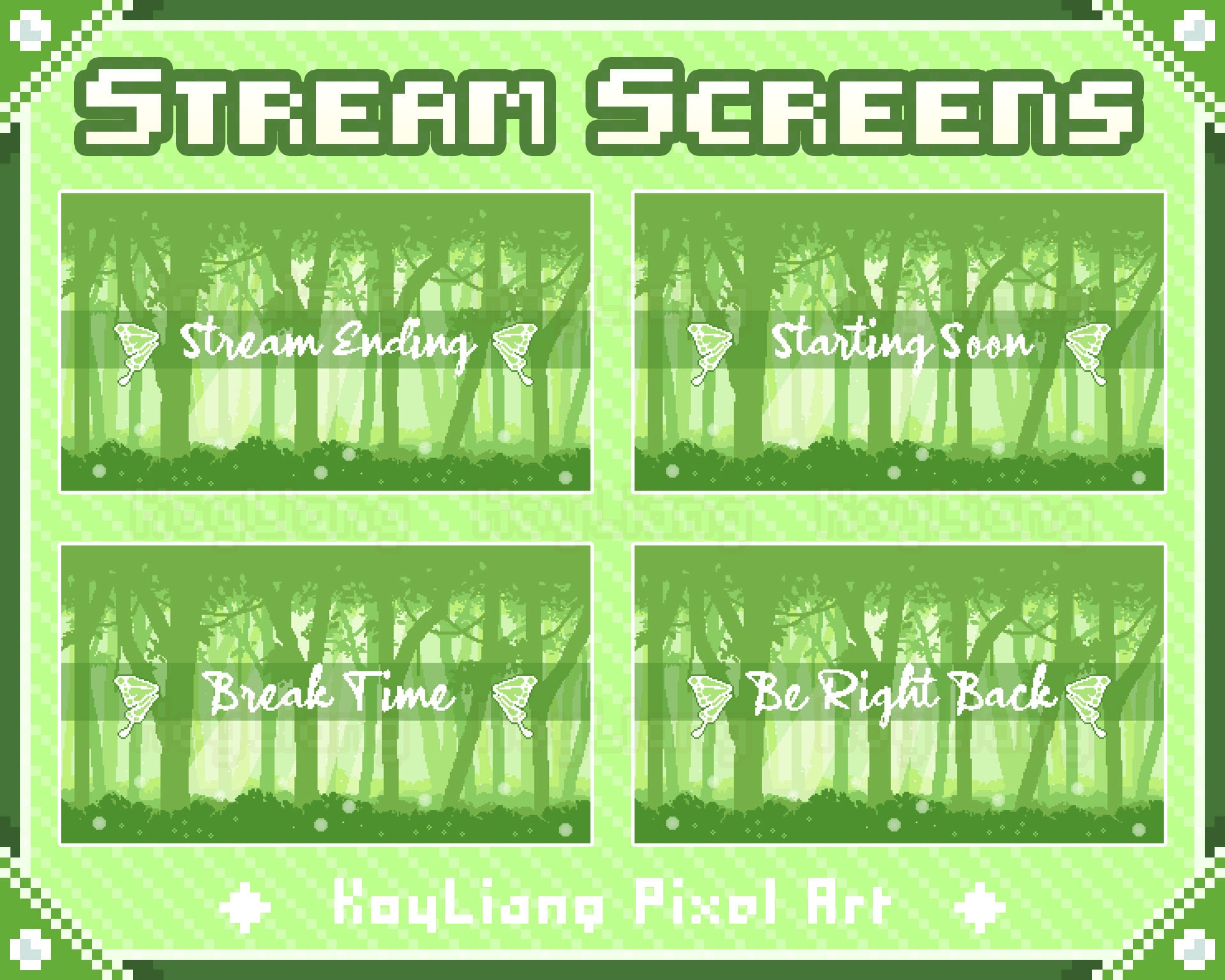 Animated Twitch Stream Screens, Starting Soon and Be Right Back Scenes ...