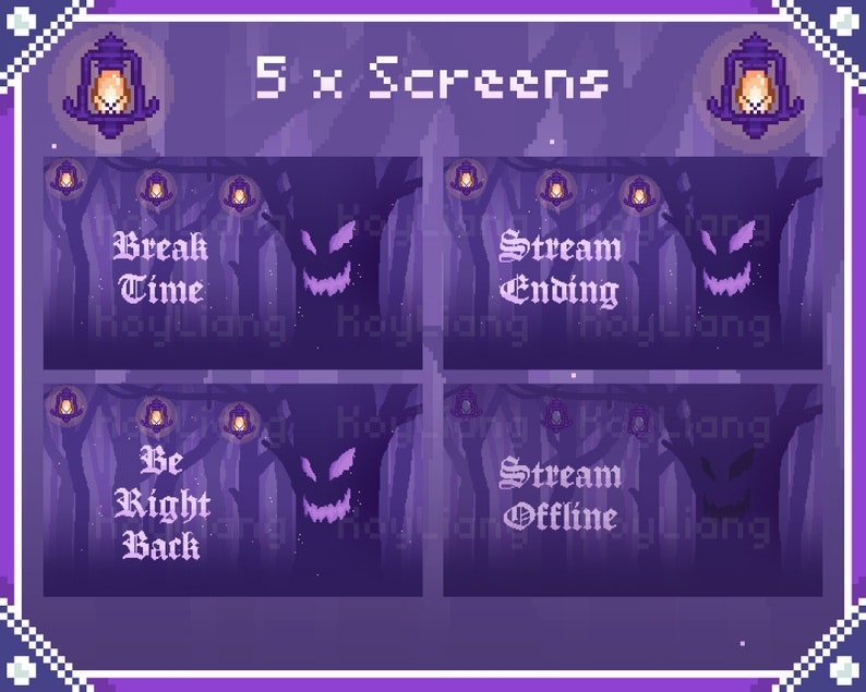 Spooky Stream Package for Twitch Channel Customization - Etsy