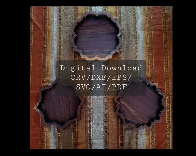 Digital Svg, Dfx, Pdf File for a Paw Tray for CNC Routers - Etsy Canada