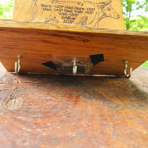 Meat Temperature Sign Meat Temp BBQ Sign Smoking Meat - Etsy