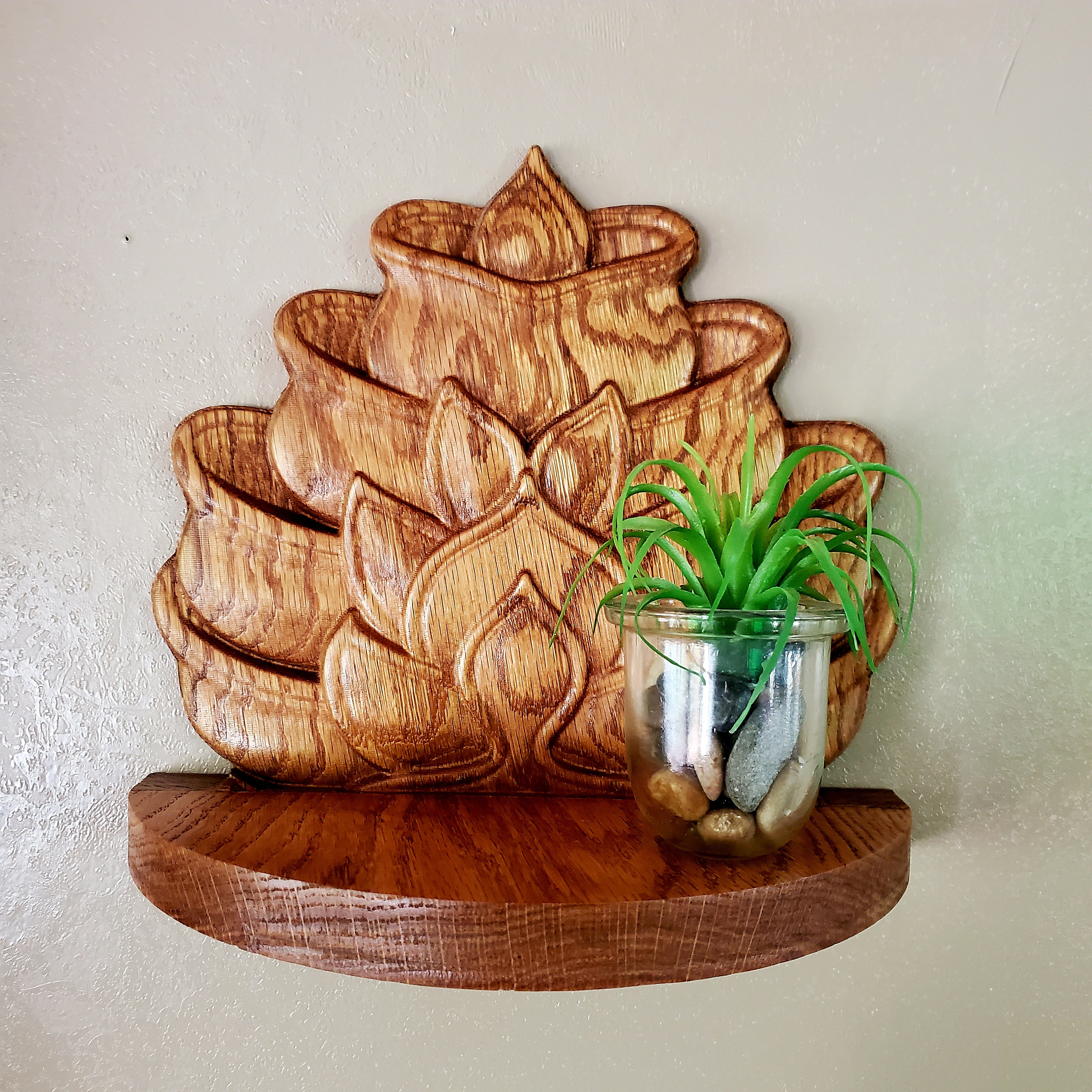 Lotus Flower, Plant Shelf, Plant Shelf, Boho Decor, Zen Den, Zen Space ...