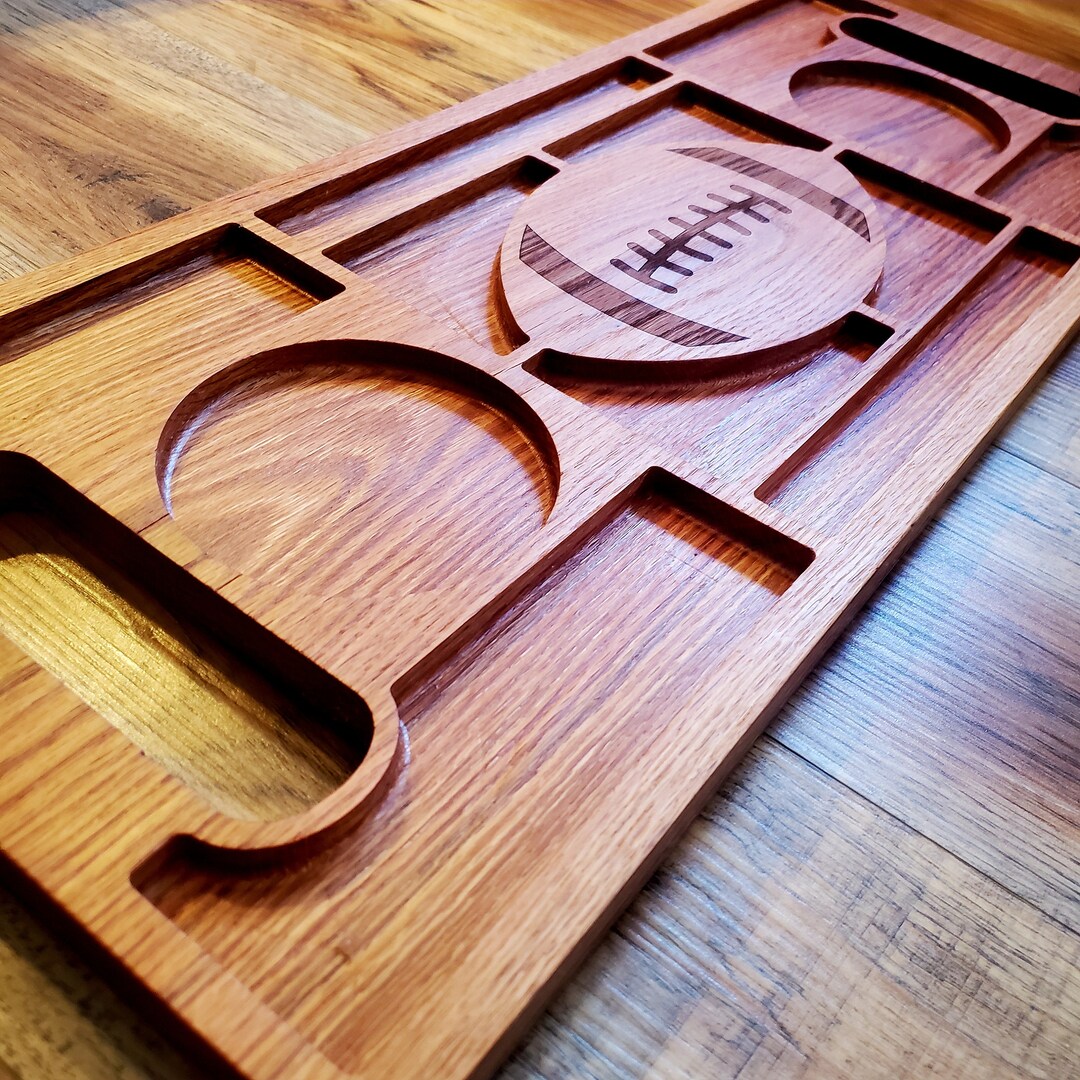 Football Tray, FREE Priority Ship, CUSTOM OPTION, Food Safe ...