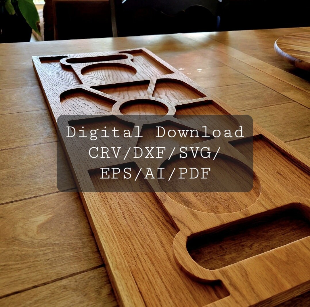 Charcuterie Board Cnc File Crv/svg/dxf/ai/pdf/cnc Digital - Etsy