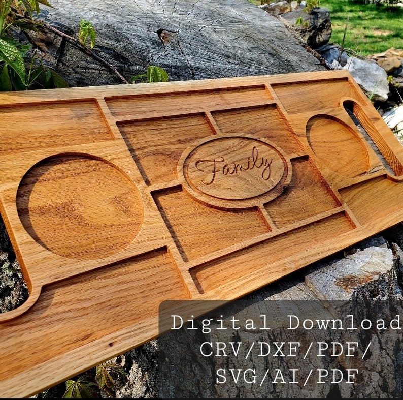 Charcuterie Board, CNC File, Crv,dxf,ai,pdf,eps,svg, Digital Download ...