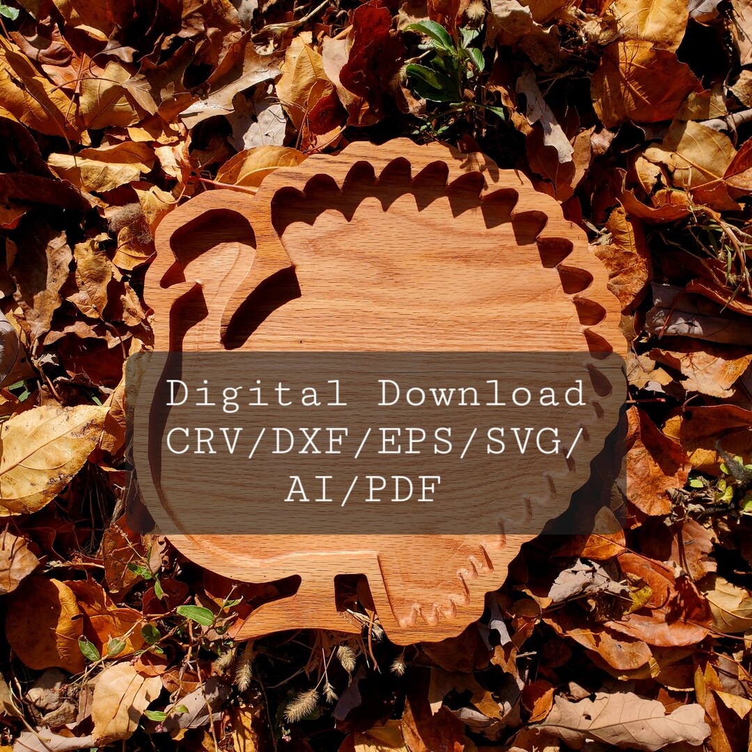 Turkey Charcuterie Board, CNC File, Crv,dxf,ai,pdf,eps,svg, Digital ...