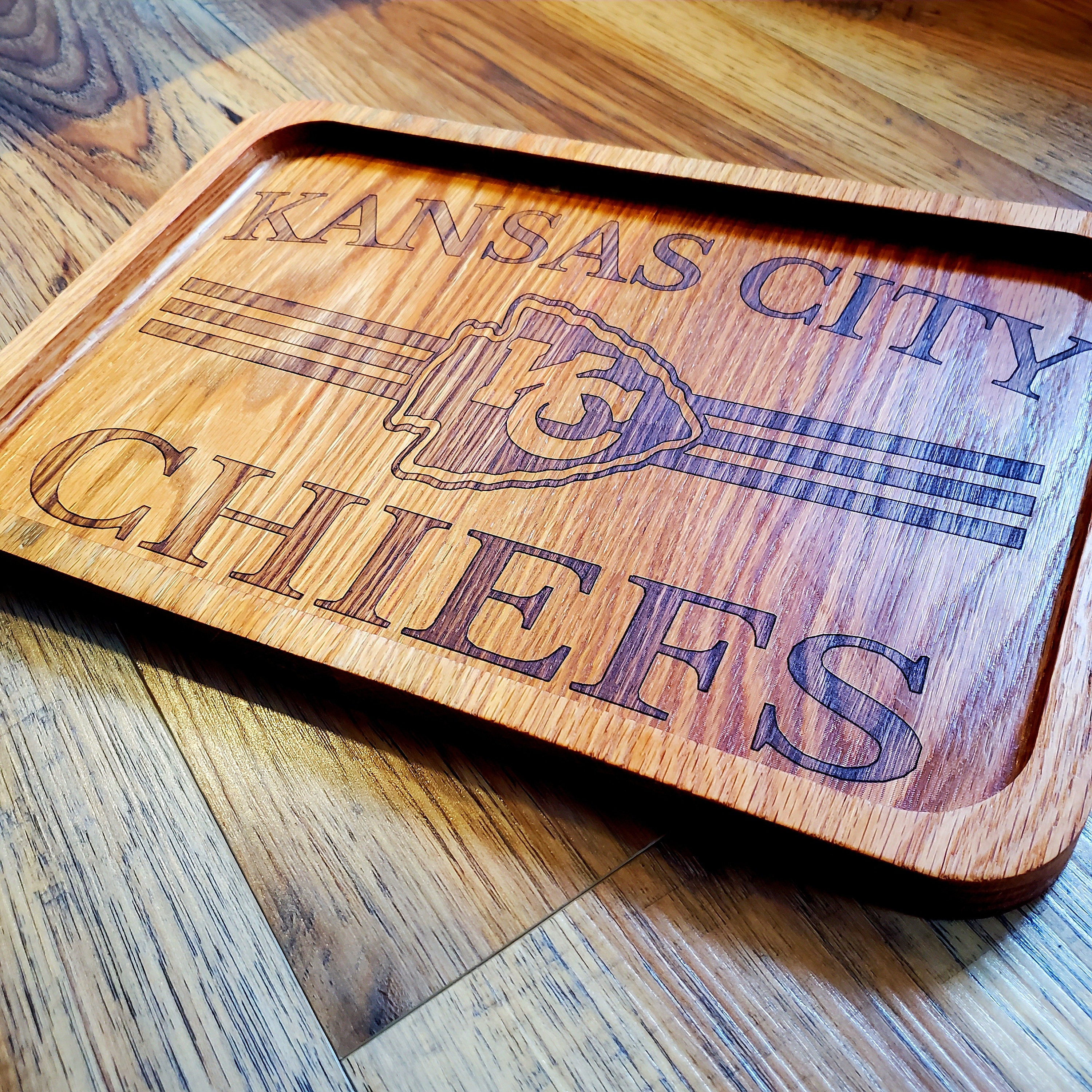 KC Chiefs, Catchall Tray, Food Safe, Kansas City, Cheese Board, Chiefs ...