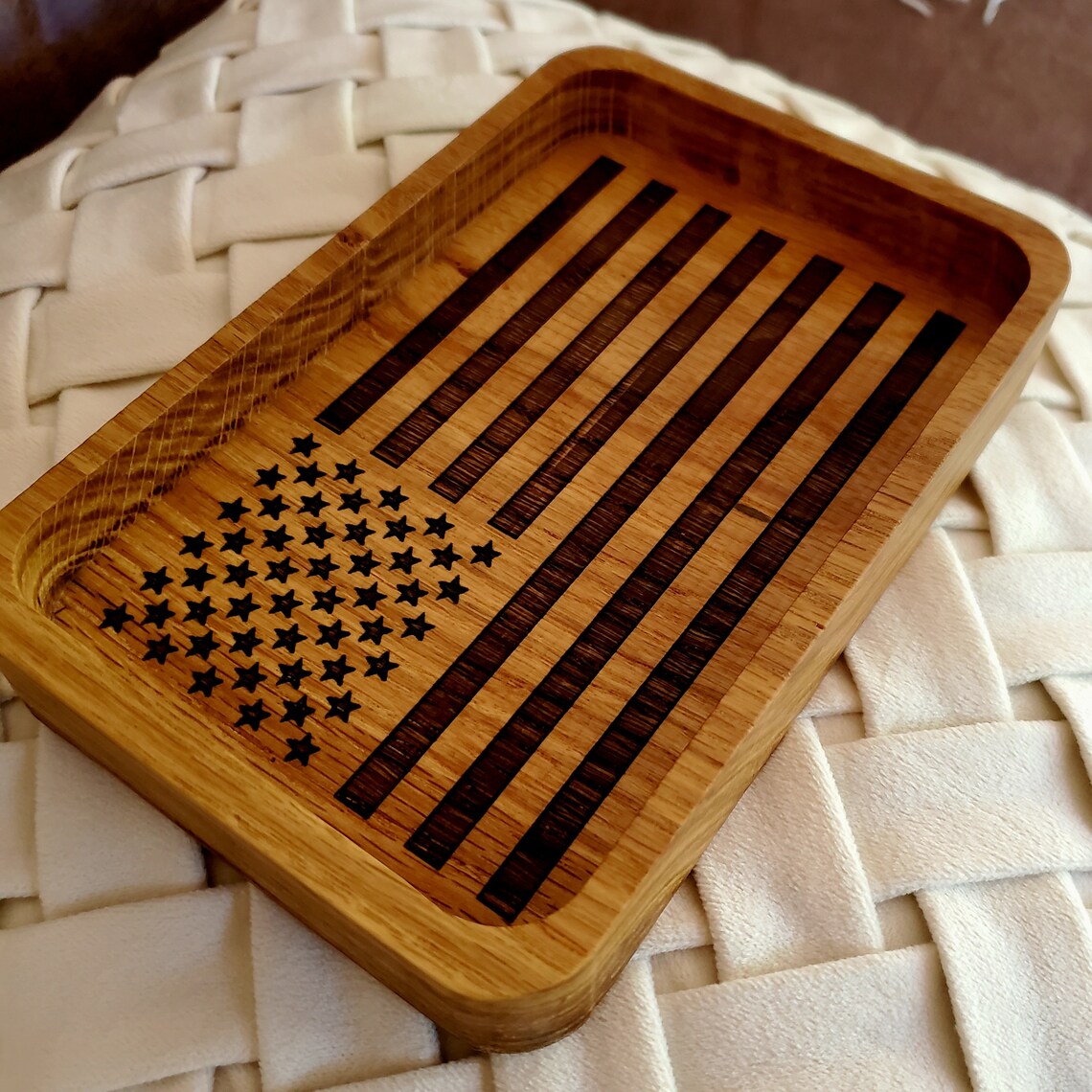 Flag Catchall, US Flag, Catchall, USA, America, Patriotic, Tray ...