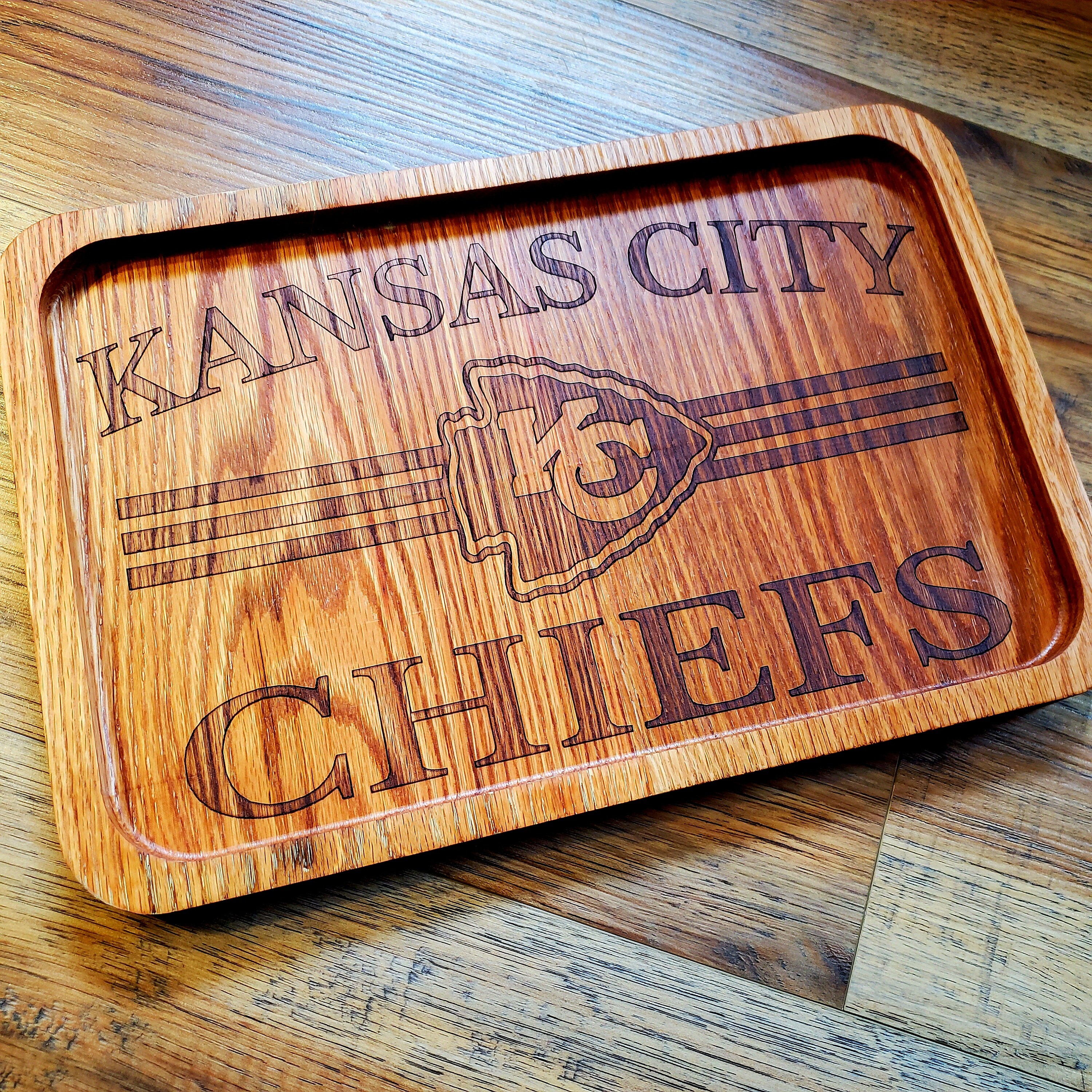 KC Chiefs, Catchall Tray, Food Safe, Kansas City, Cheese Board, Chiefs ...