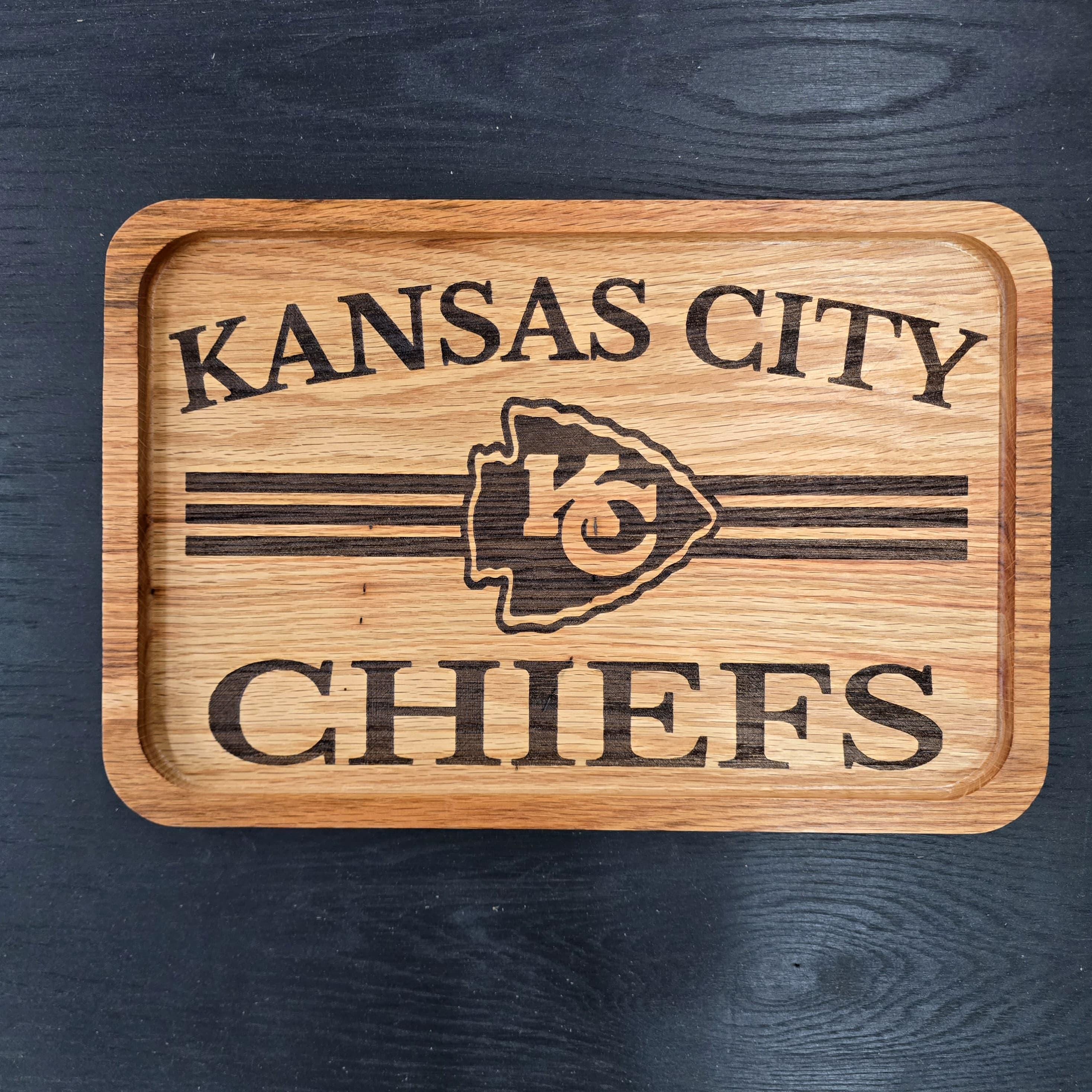 KC Chiefs, Catchall Tray, Food Safe, Kansas City, Cheese Board, Chiefs ...