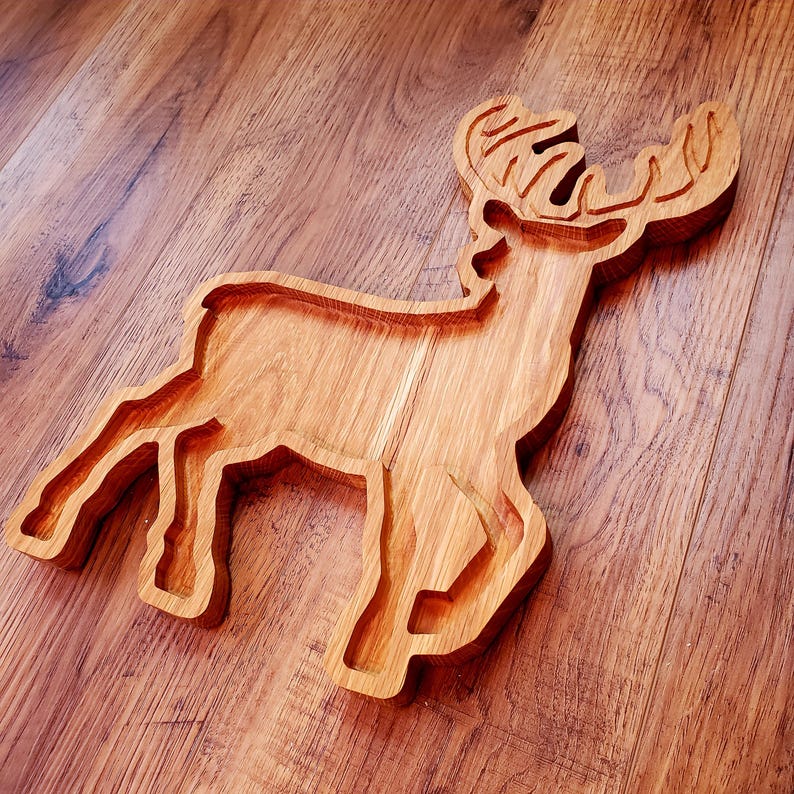 Christmas Charcuterie Board, Reindeer, Christmas Decor, Christmas Tray ...