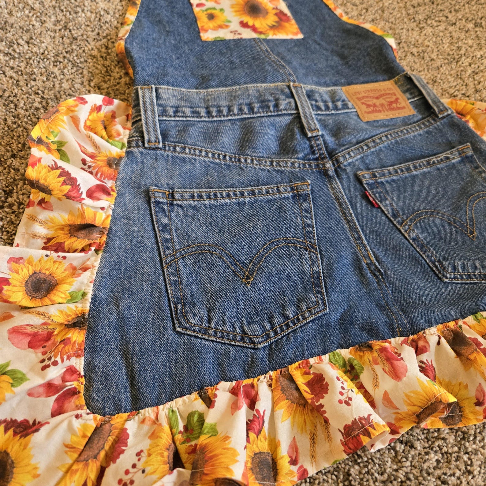 Handmaid Denim Apron, Linen Apron, Apron, Kitchen Apron, Kitchen Gift ...