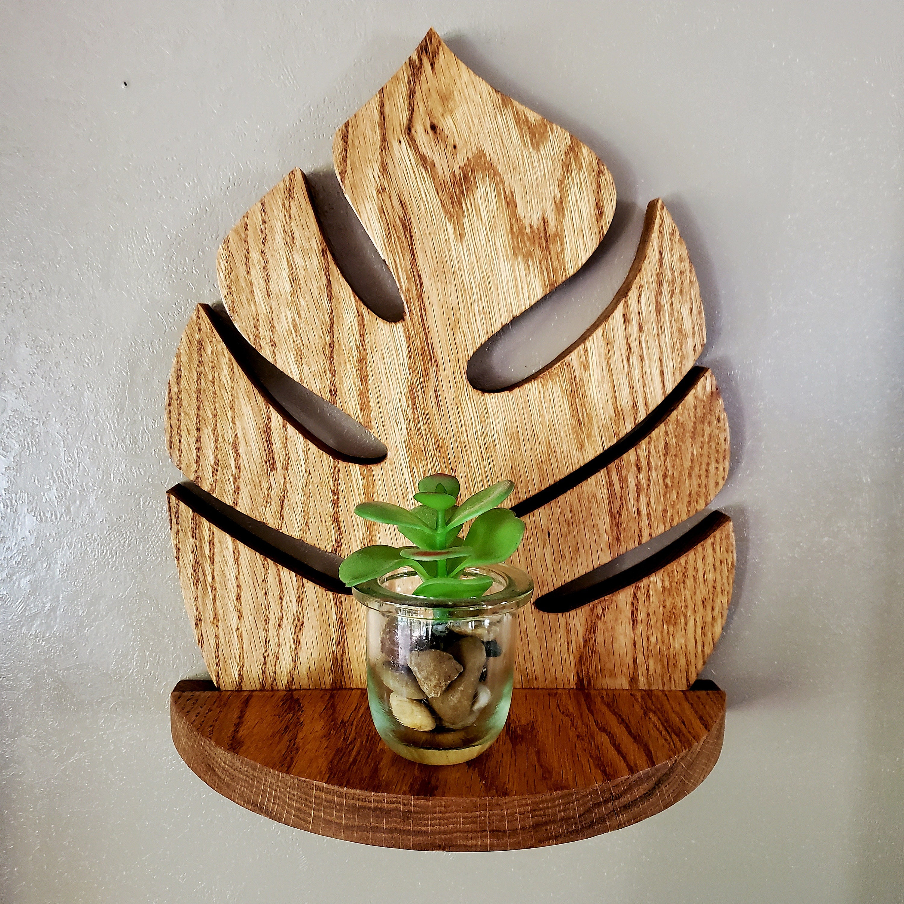 Monstera Plant Shelf CNC File Crvsvgdxfaipdfeps - Etsy