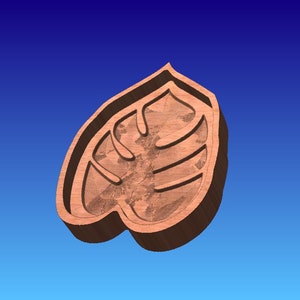 Monstera Catchall, CNC File, Crv,svg,dxf,ai,pdf,eps, Digital Download ...