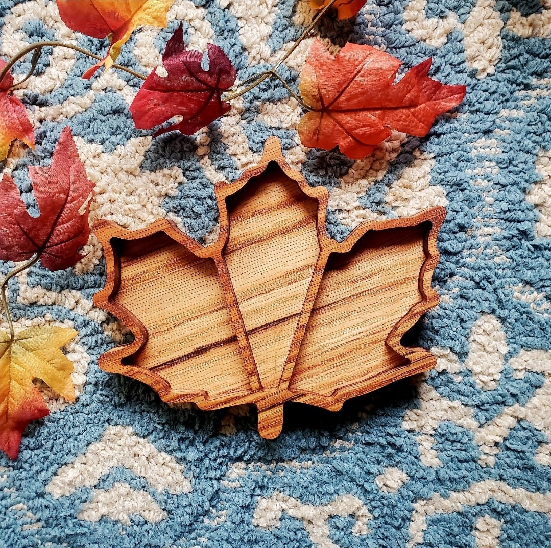 Leaf Tray, Maple Leaf, Fall Tray, Fall Charcuterie Board, Charcuterie ...