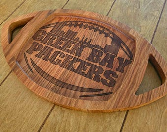 Green Bay Packers Reclaimed Wood Football - Etsy