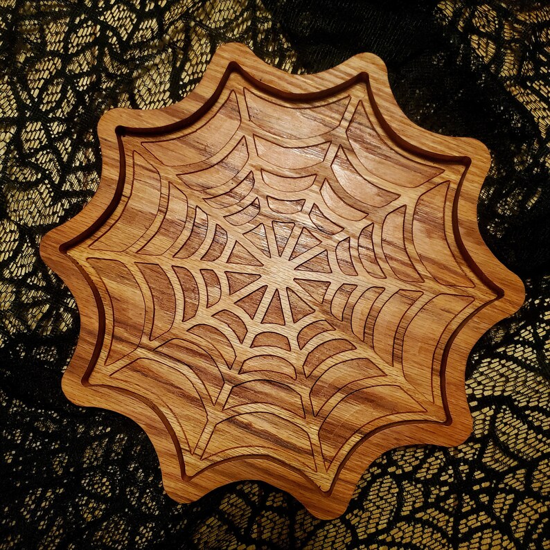 Spider Web Charcuterie Board, CNC File, Crv,dxf,ai,pdf,eps,svg, Digital ...