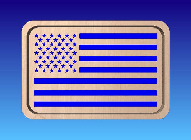 Flag Catchall, CNC File, Crv,dxf,ai,pdf,eps,svg, Tray Cnc, Cnc File, US ...