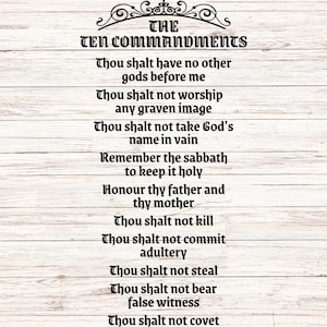 Ten Commandments SVG, Ten Commandments, Svg, Bible Svg, Clip Art, Cut ...