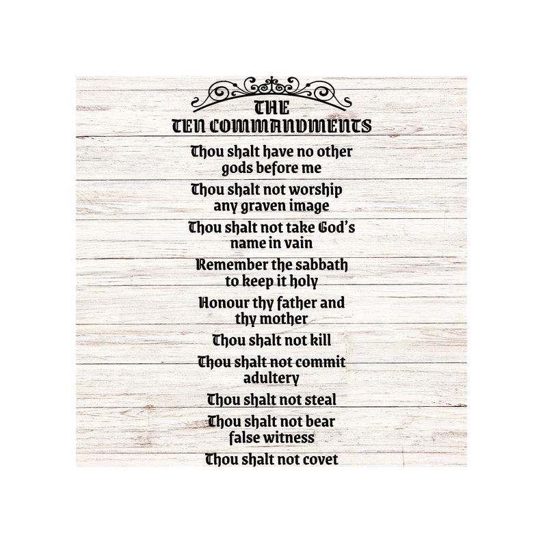 Ten Commandments SVG, Ten Commandments, Svg, Bible Svg, Clip Art, Cut ...