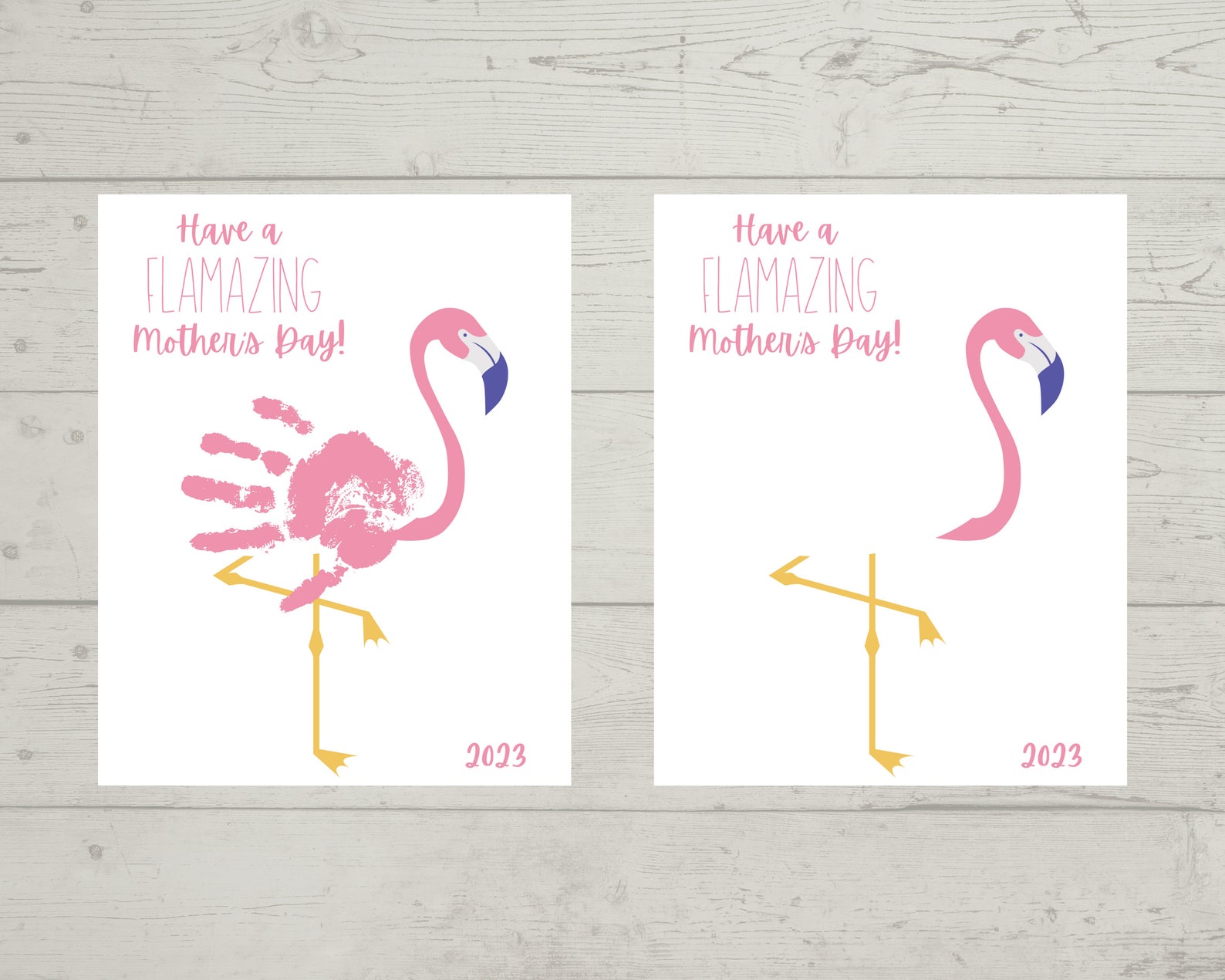 Mothers Day Handprint Art Bundle - Etsy