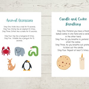 Calming Strategies for Kids Booklet - Etsy