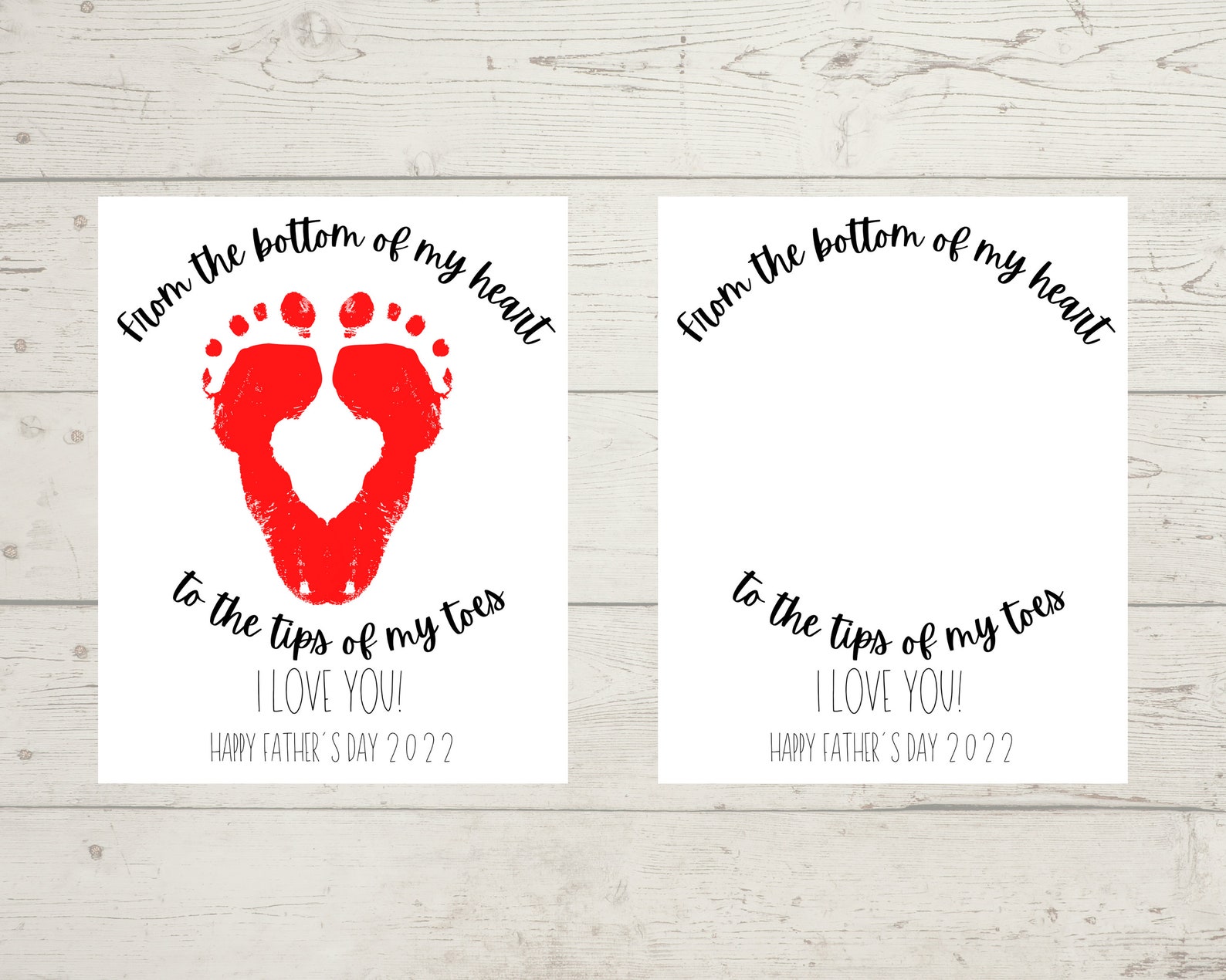 Fathers Day Handprint Art Printable - Etsy