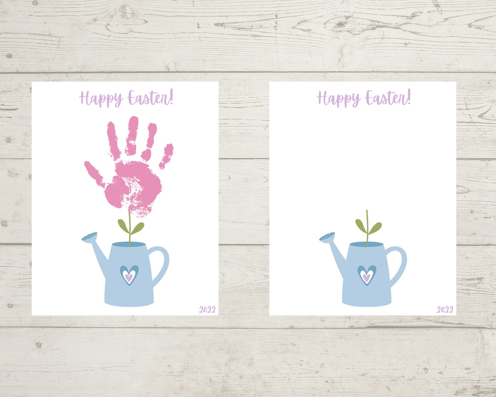 Easter Handprint/footprint Art Bundle-easter Craft for Kids - Etsy