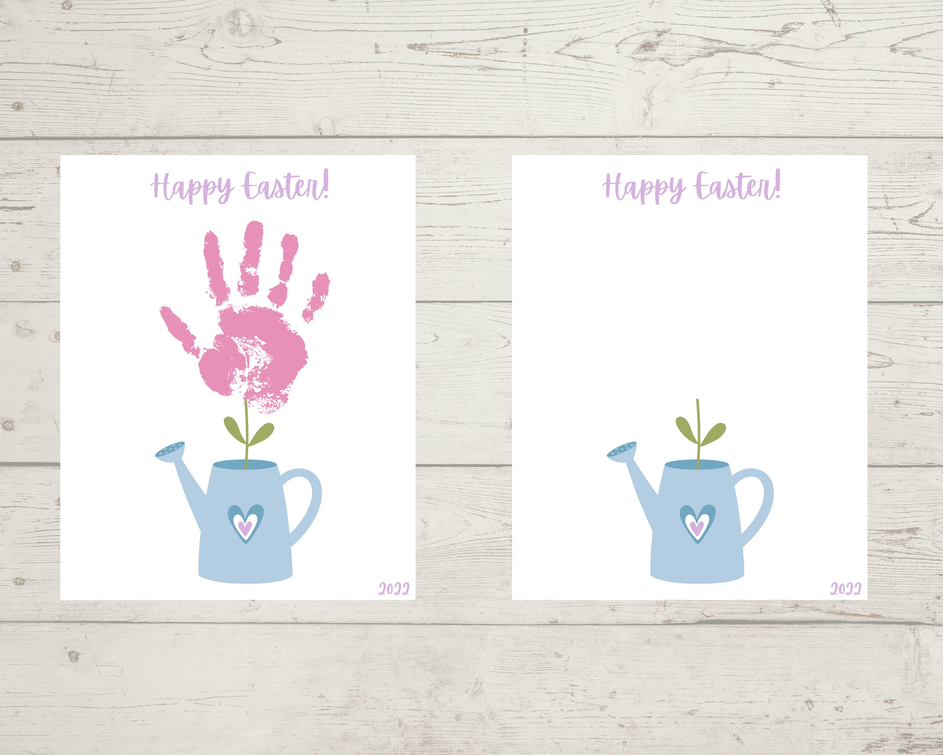 Easter Handprint/footprint Art Bundle-easter Craft for Kids - Etsy