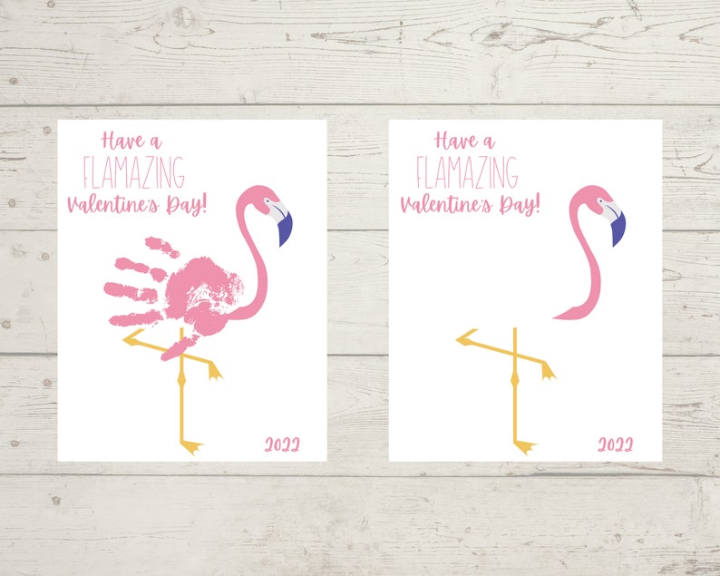 Valentines Day Handprint Art Bundle-valentines Day Craft for | Etsy