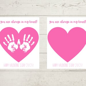 Valentines Day Handprint Art Bundle-valentines Day Craft for Kids - Etsy