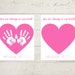 Valentines Day Handprint Art Bundle-valentines Day Craft for - Etsy