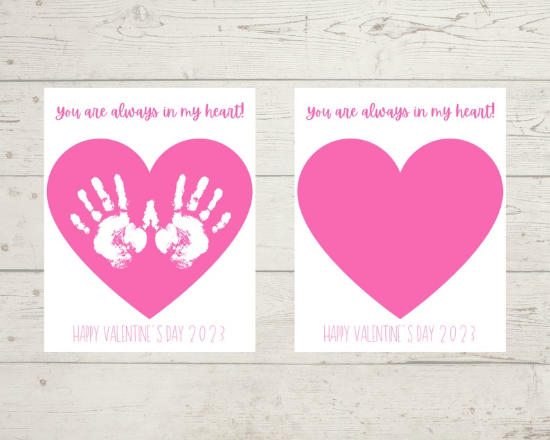 Valentines Day Handprint Art Bundle-valentines Day Craft for - Etsy