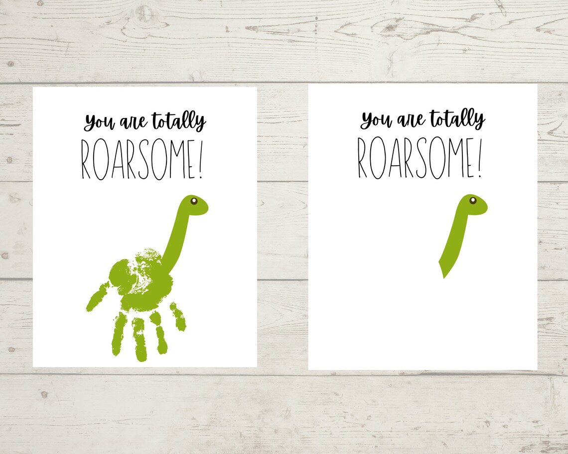 Kids Handprint Art Printable Bundle - Etsy Canada