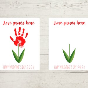 Valentines Day Handprint Art Bundle-valentines Day Craft for Kids - Etsy
